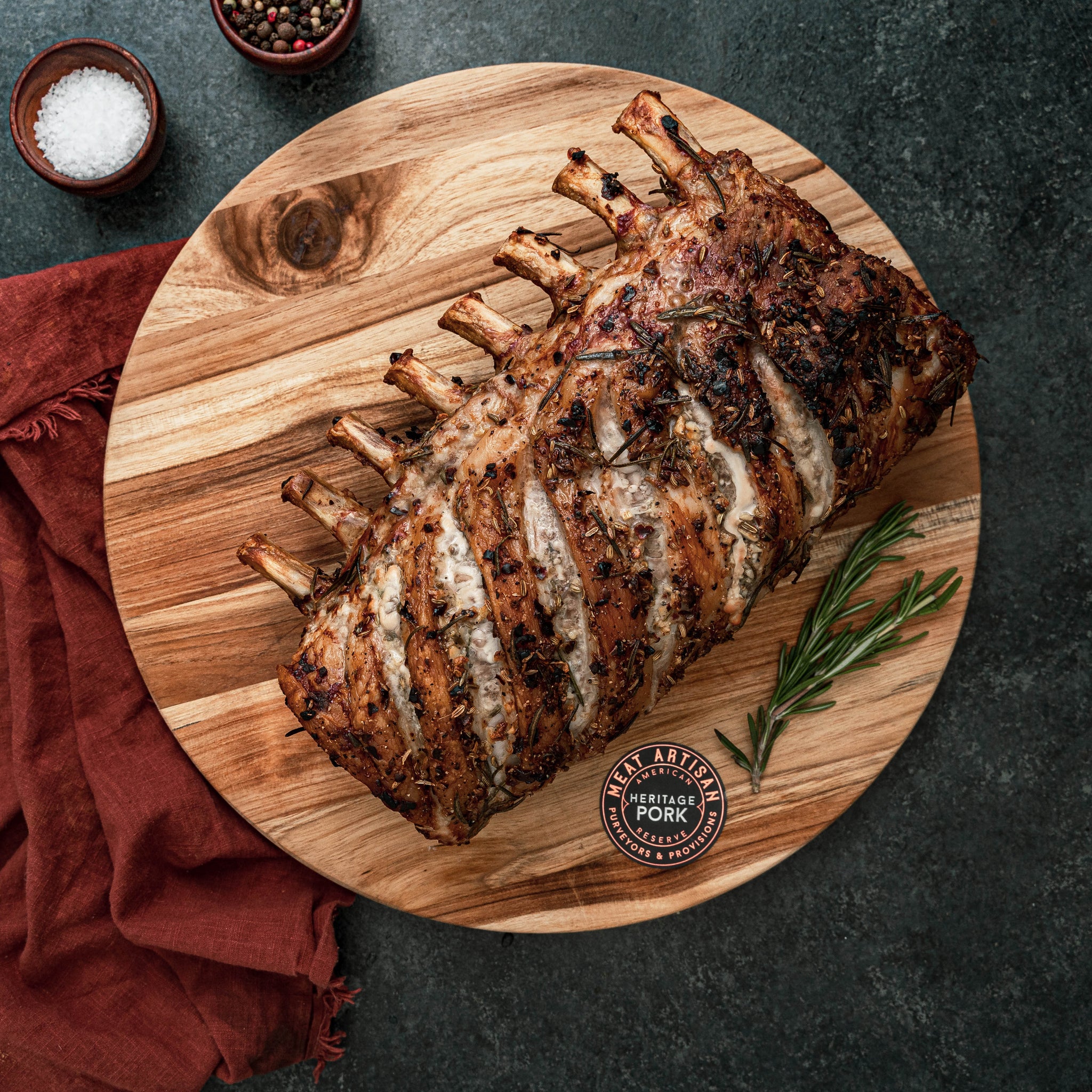 Heritage Pork Rack Of Rib Roast - 8 Bone - French